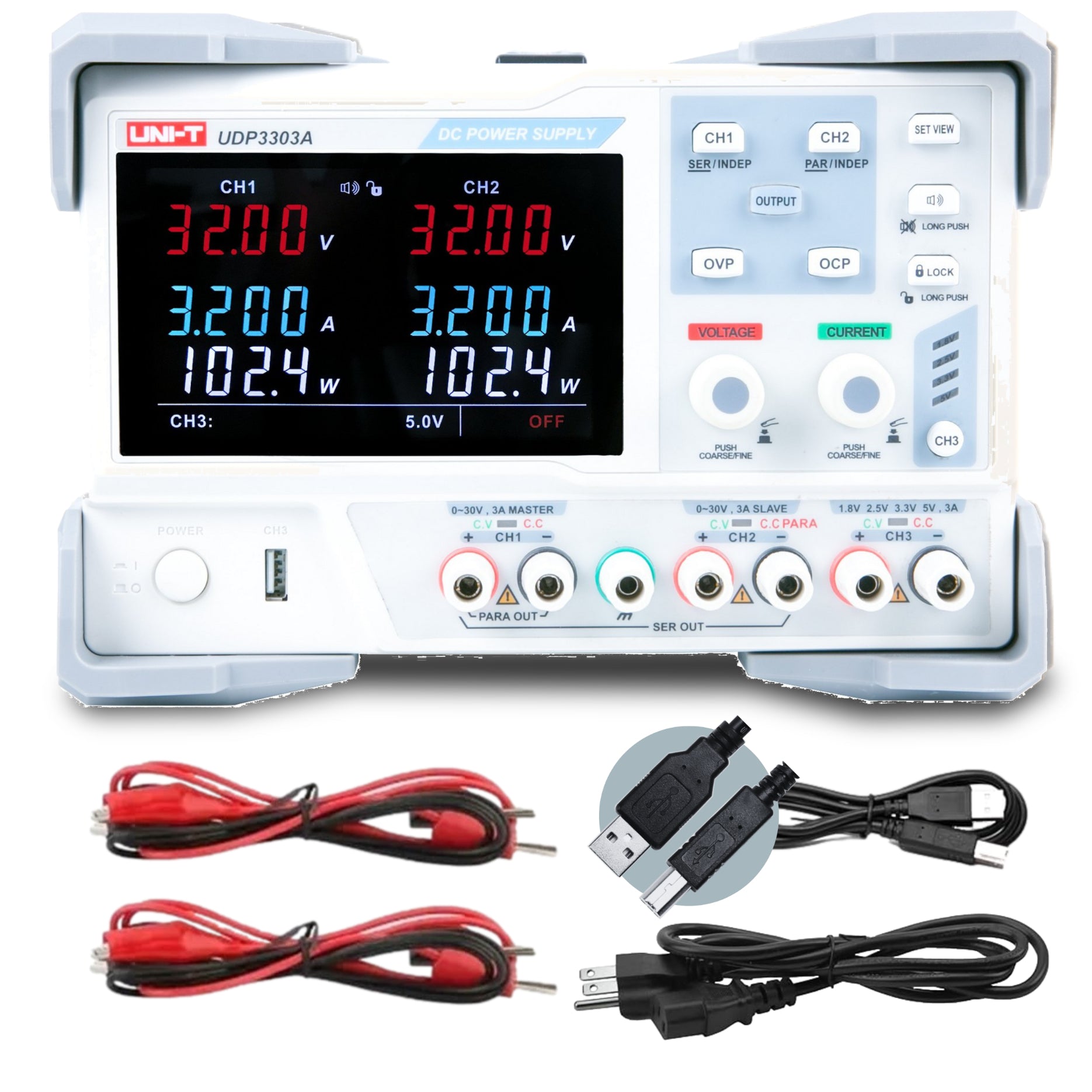 UDP3303A 3Ch Classic-Series Linear DC Power Supply – Uni-Trend US