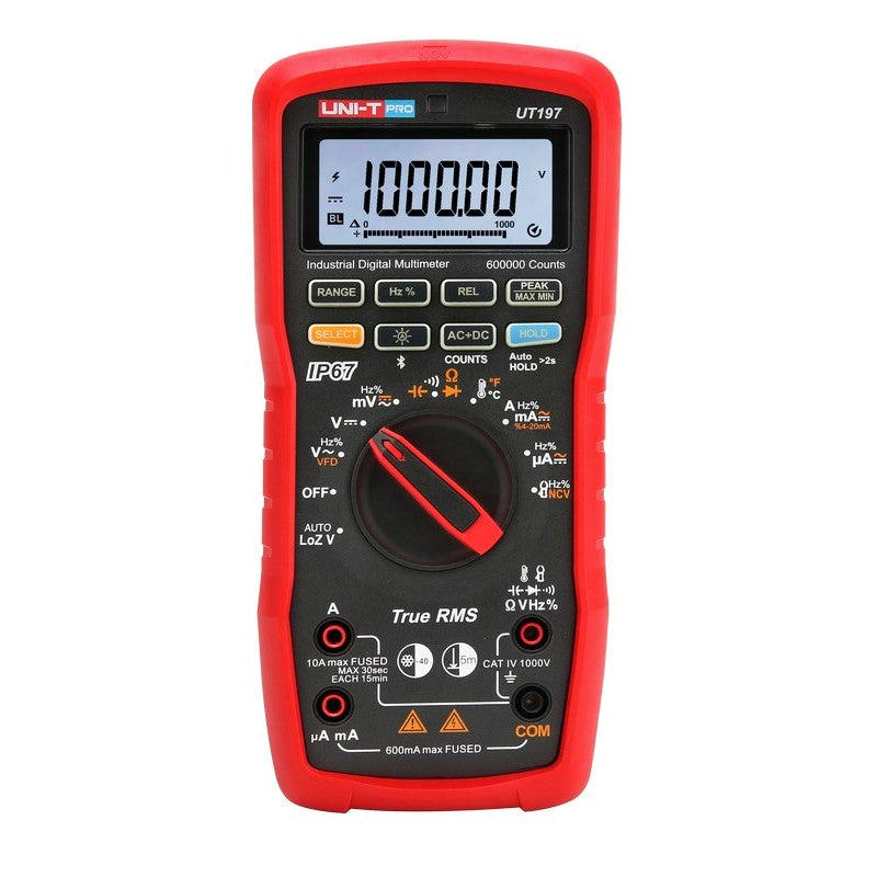 UT197 Industrial TRMS Digital Multimeter with Bluetooth | UNI-T – Uni ...