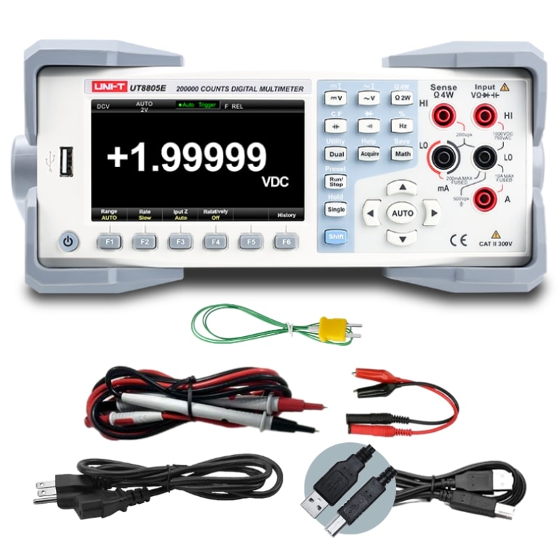 UT8805E 5.5 Digit Performance-Series Bench Digital Multimeter – Uni ...